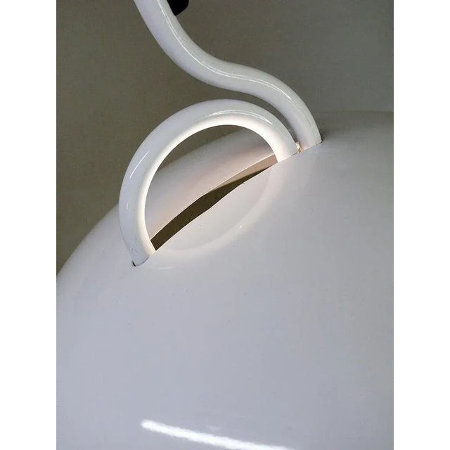 1980s Large Martinelli Luce Moon Architectural Metal Dome Ceiling Light ...