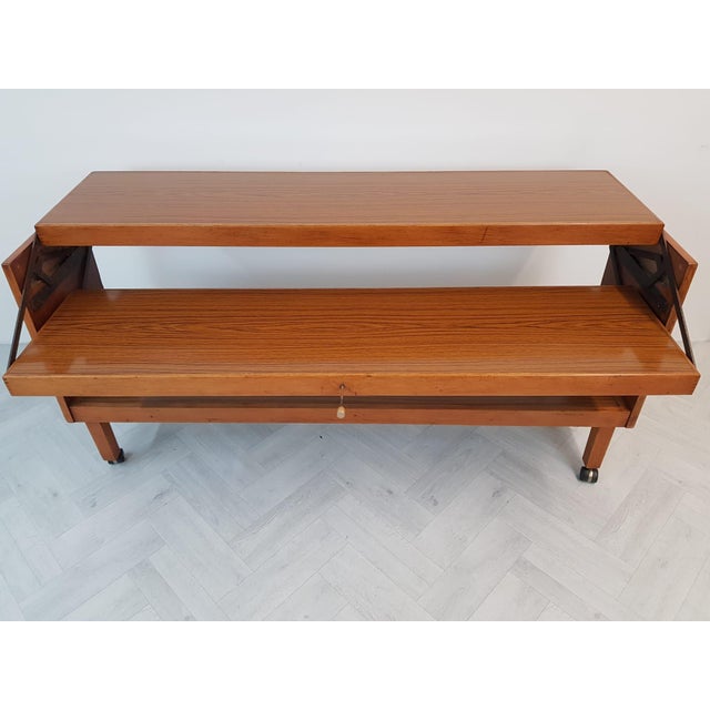 Mid-Century Danish Teak Metamorphic Coffee Table, 1970s | Chairish