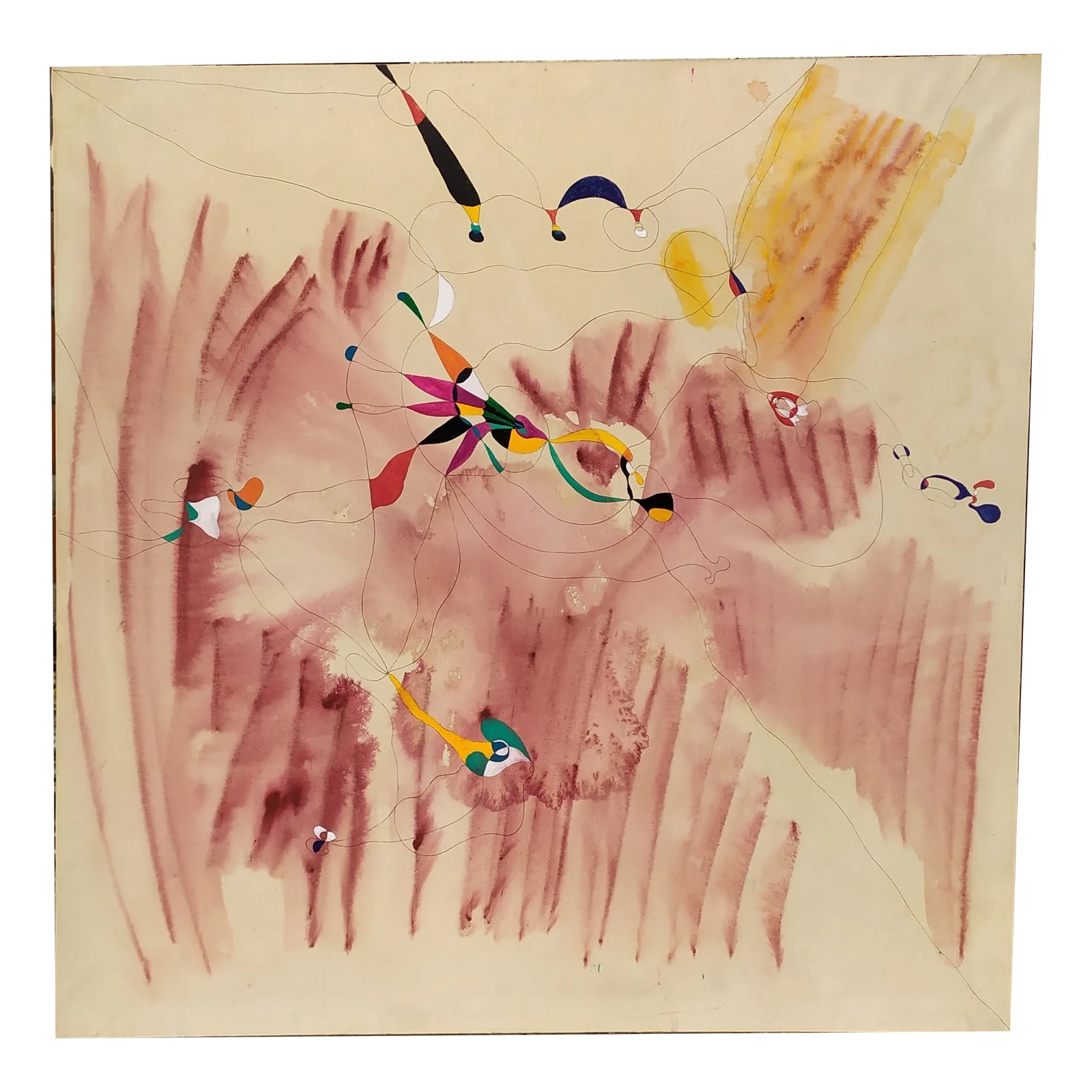 Robert Jay Wolff, Painting, 1970, Oil on Canvas | Chairish