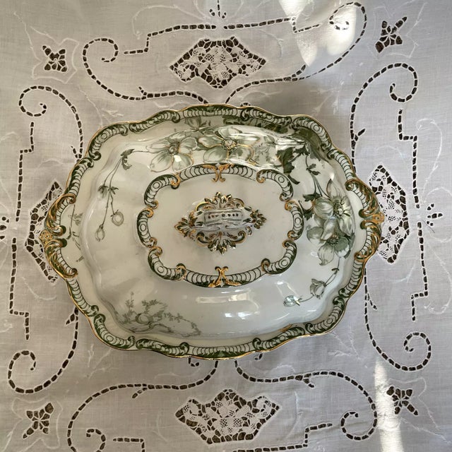 Antique Sutton Covered Serving Dish | Chairish