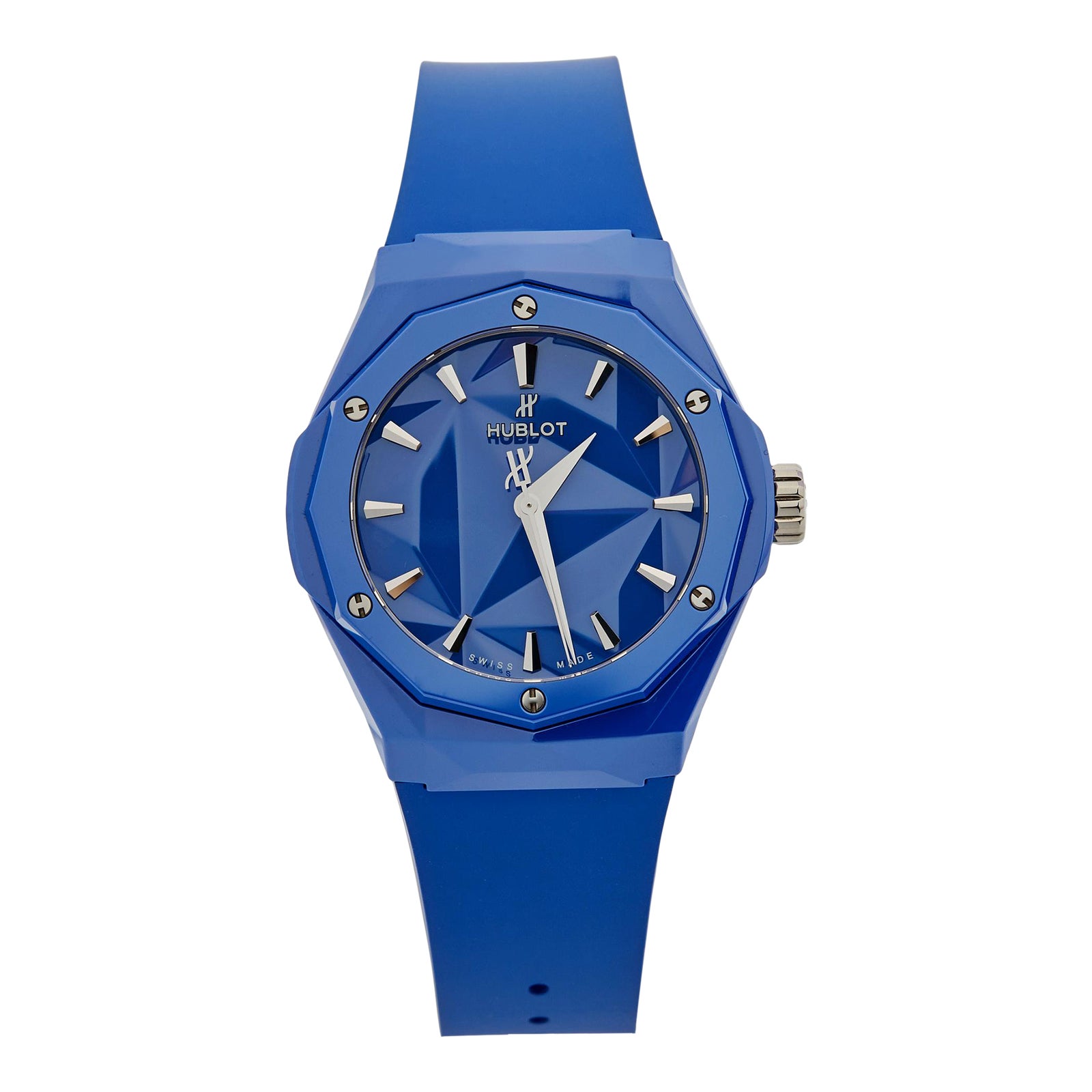 Hublot Blue Ceramic Rubber Classic Fusion Orlinski 550.Es.5100.Rx.Orl21 ...