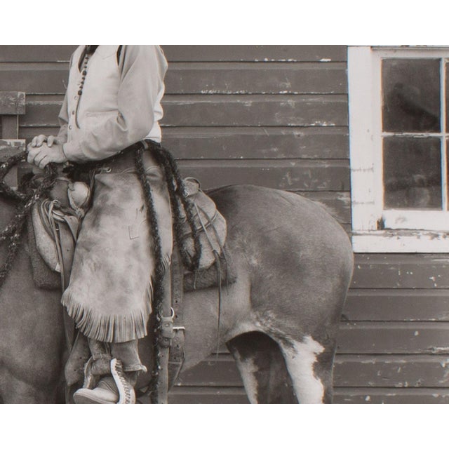 1982 Black and White Photograph of a Cowboy by Jay Dusard | Chairish