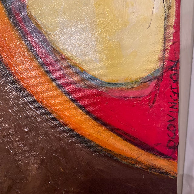 Vintage Expressionist Original Oil Painting Urban Beauty by Daphne ...