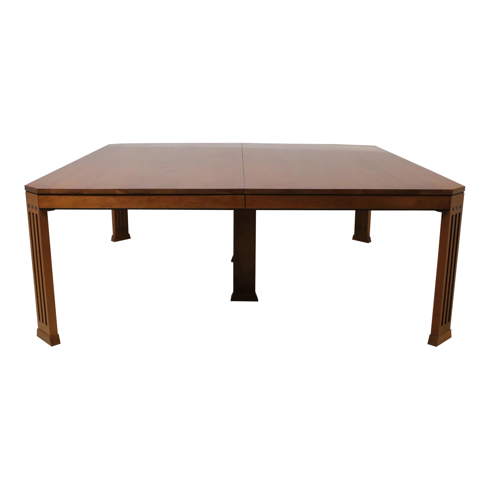 Stickley Large Square 2 Part Dining Room Table | Chairish