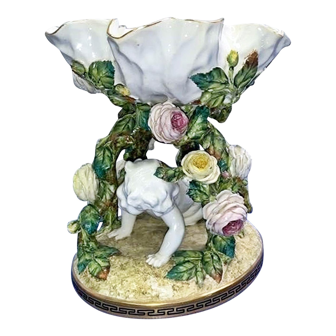 Late 19th Century Moore Brothers Pottery, 19c Staffordshire Nut Bowl ...