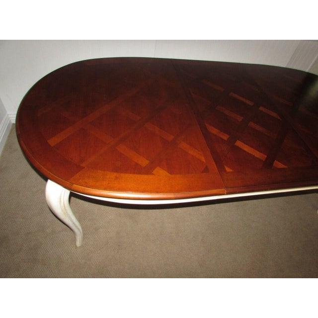 Late 20th Century Thomasville Impressions Trellis Garden Dining Table ...