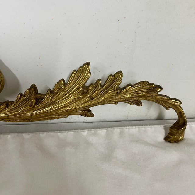 Brass Acanthus Pediment | Chairish
