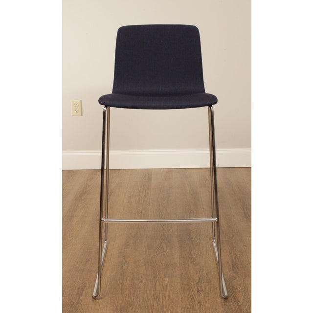 Arper Italian Chrome Base Aava Bar Stools (B) - Set of 4 | Chairish