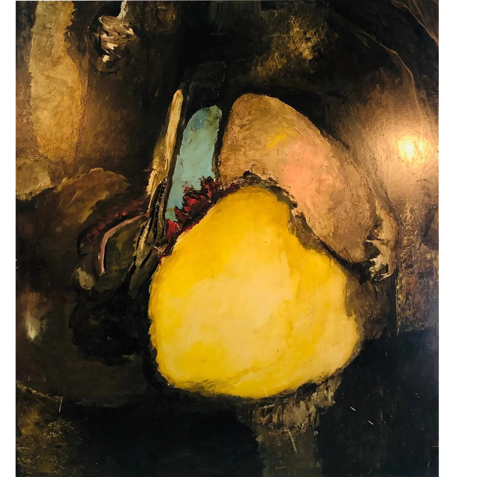 1957 Modern Colorful Painting in the Manner of Henrietta Berk | Chairish
