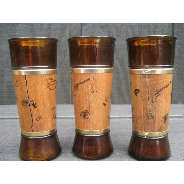 Siesta Ware Caddy & Glass Tumblers - 7 Piece Set | Chairish