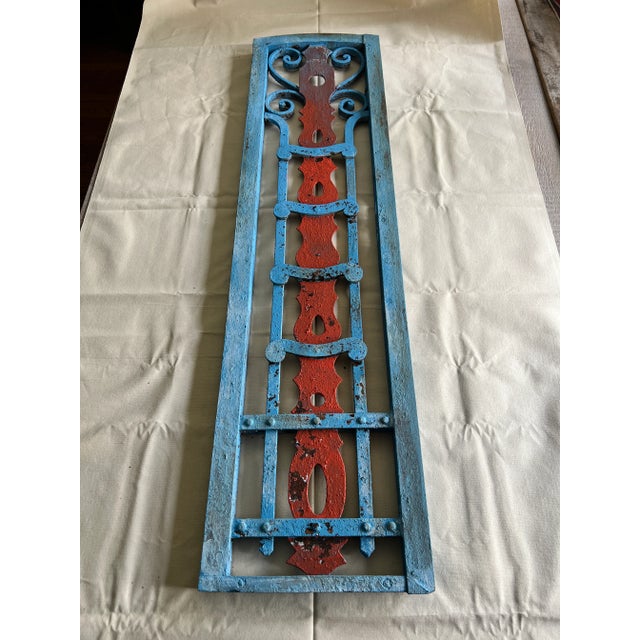 18th Century Antique Italian Tuscan Decorative Window Shutter | Chairish