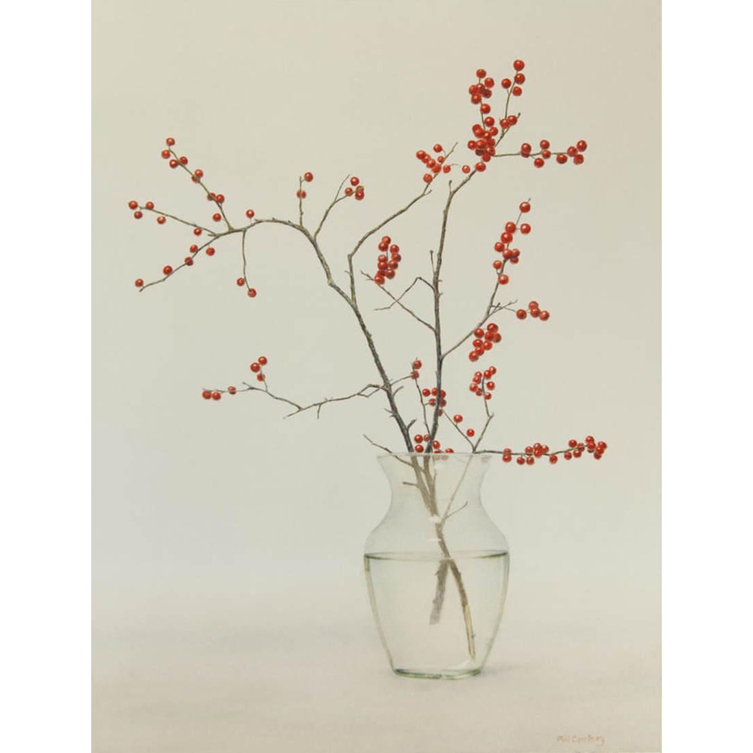 Scarlet Interval - Watercolor | Chairish