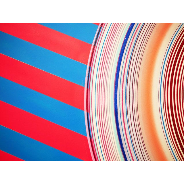 2022 "Love Like Blood" Contemporary Colorful Concentric Circle Abstract ...