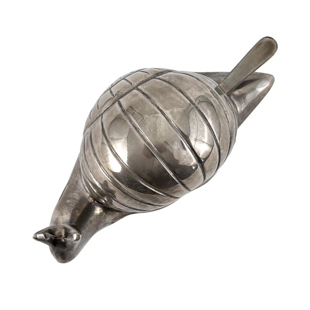 Vintage 1960s French Silver-Plated Snail Butter Dish With Glass Insert ...