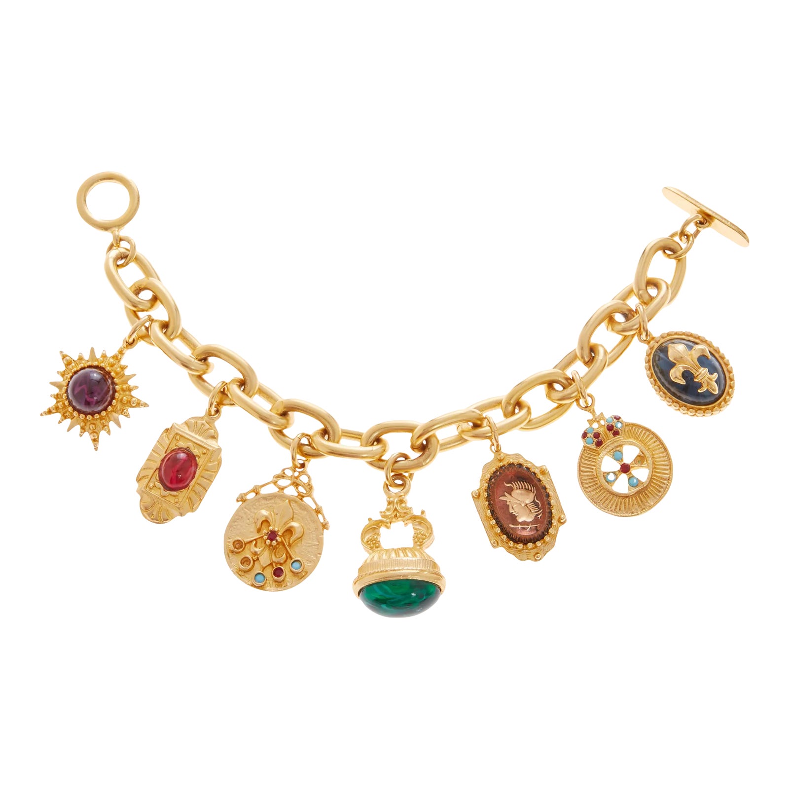 Whistler 24K Gold Electroplate Bracelet | Chairish