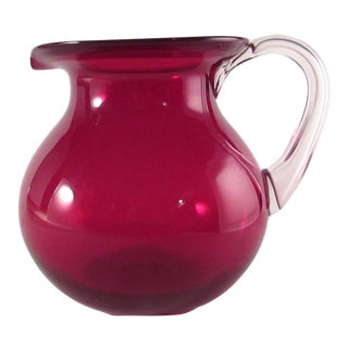 Vintage & Used Glass Pitchers | Chairish
