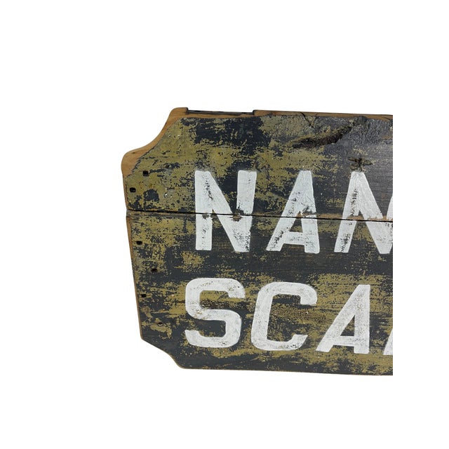 1950s Nantucket Scallop Sign | Chairish