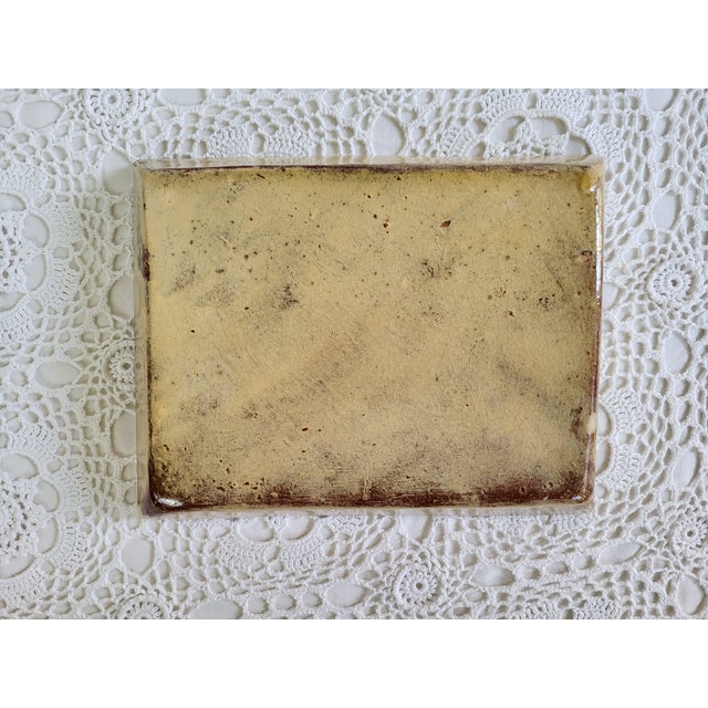 1990s Fantasia Folk Mexico Pottery With Yellow Deer & Floral Motif ...