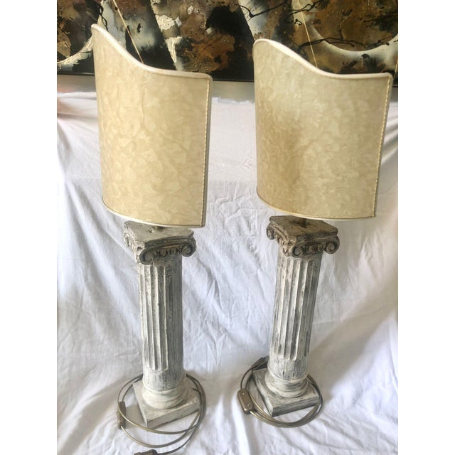 20th Century Italian Design Lacquered Wooden Table Lamps in Shades of ...
