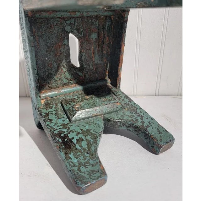 19Thc Original Robin Egg Blue Child's Stool | Chairish