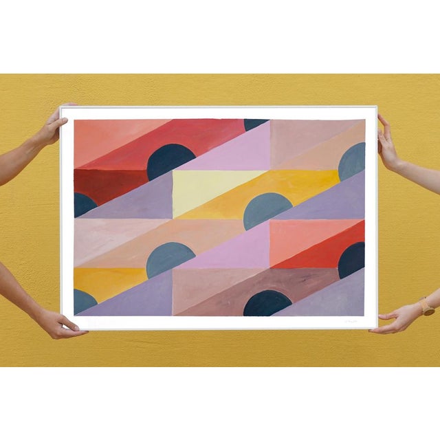 Natalia Roman, Evening in The Tropics, 2022, Acrylic on Watercolor ...