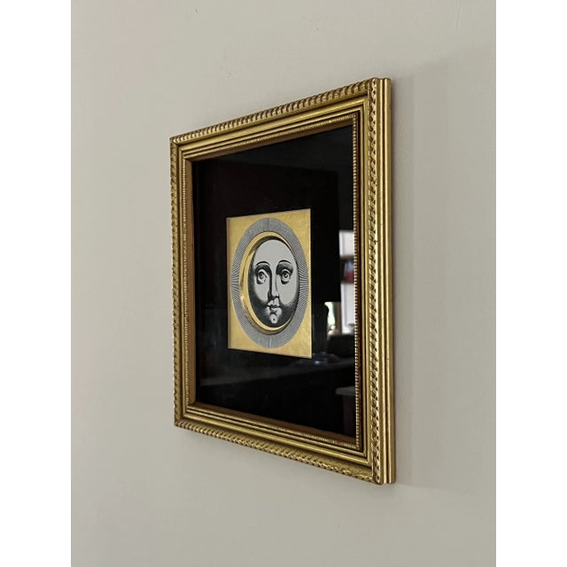 Vintage Fornasetti, Sun and Moon, Sole E Luna, Matted, Gilt Frame ...