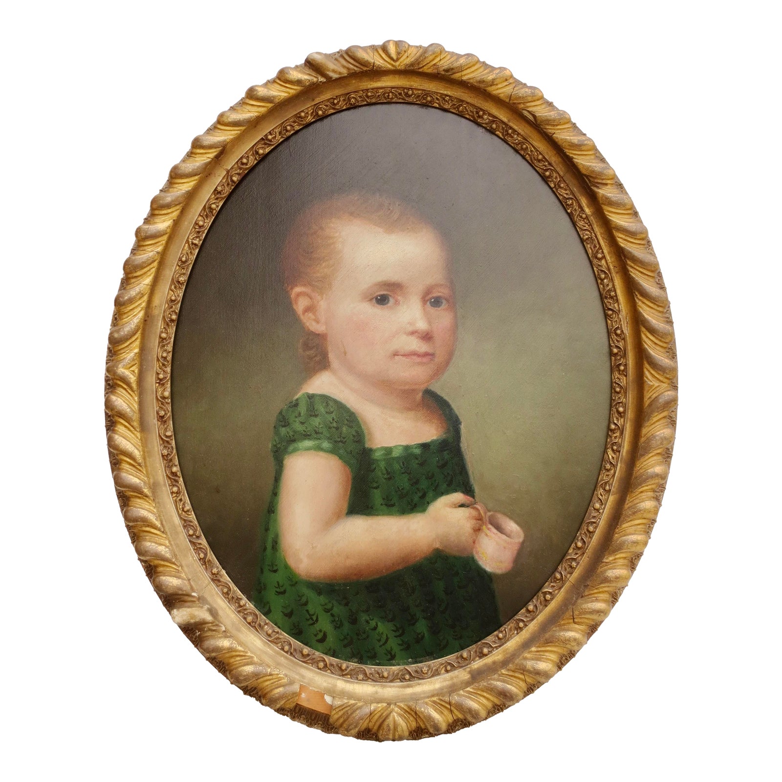 Naive Child Portrait | Chairish