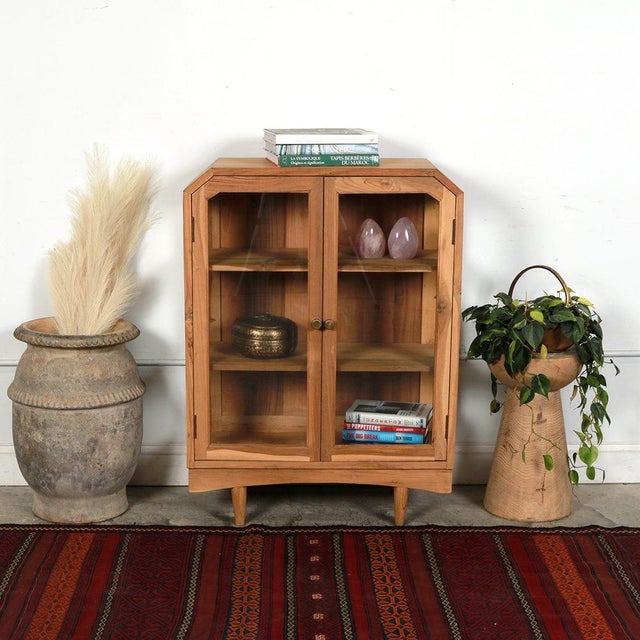 Contemporary Rendition of an Art Deco Style Display/Bookcase in Mango ...