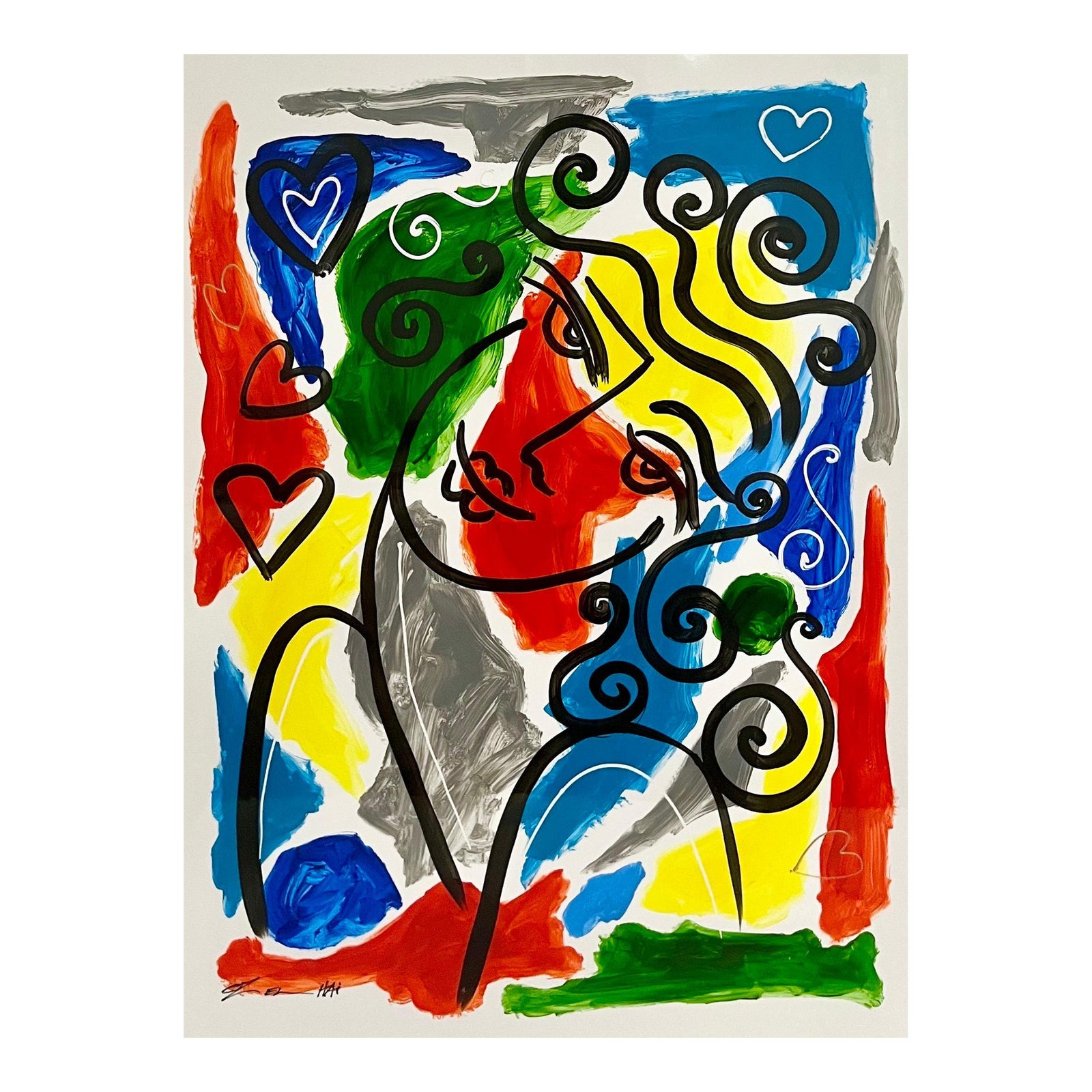 Oz El Hai 1Original Oz El Hai Israeli Pop Art Vibrant Lacquer Enamel ...
