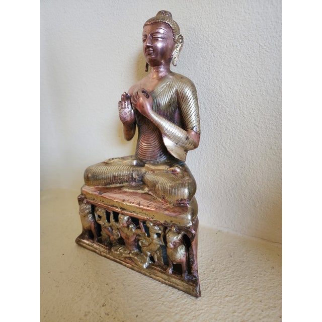 Antique Sculpture of the Jina Buddha Vairochana | Chairish