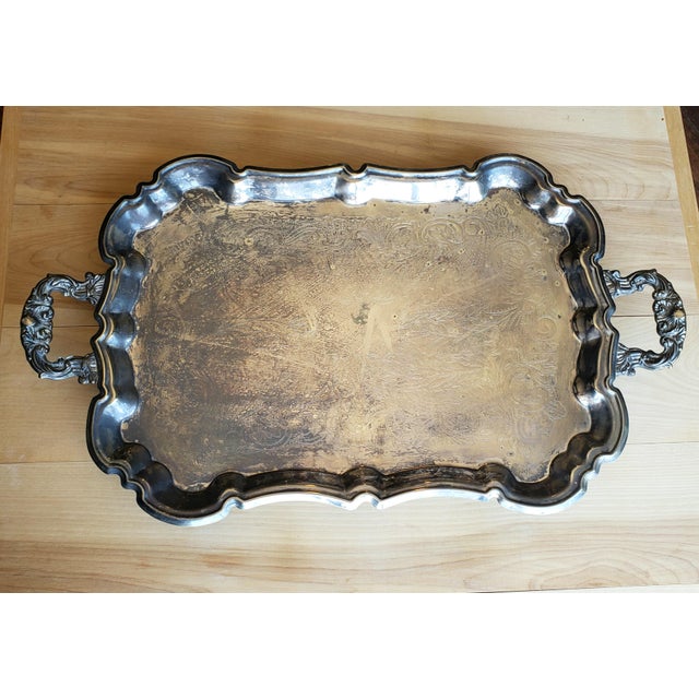 Vintage Leonard Silver Co. Style England Silverplate Footed English ...