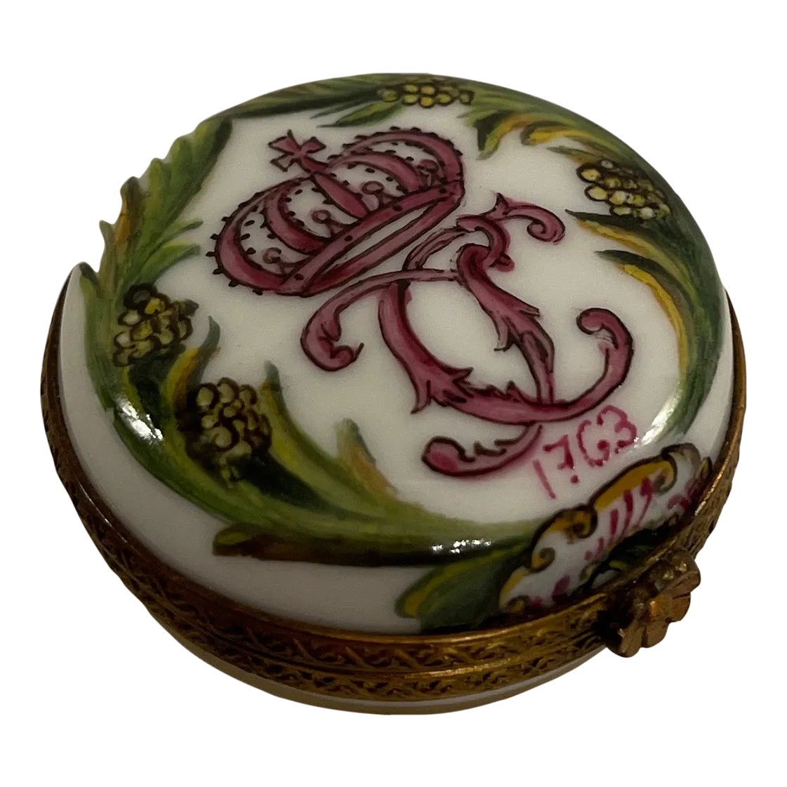 Mid 20th Century Limoges Box | Chairish