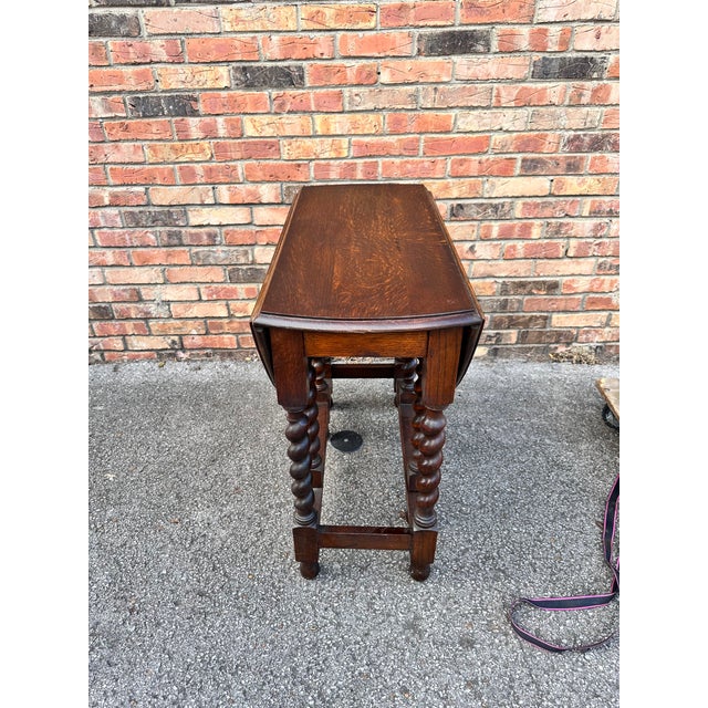 Antique English Gate Leg Table | Chairish