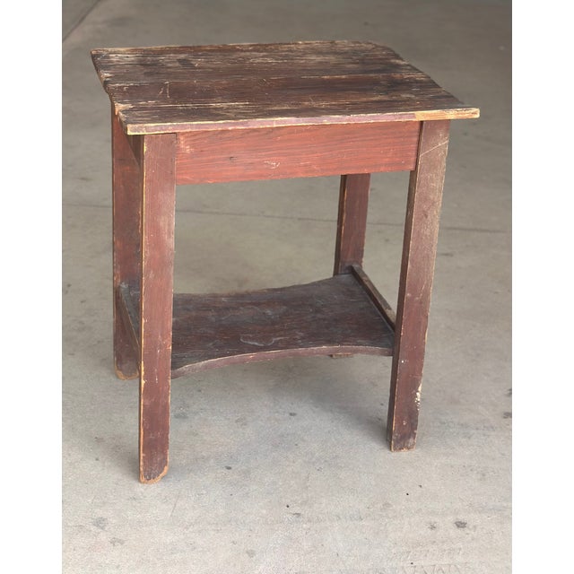 Early 20th Century Primitive Farmhouse Table | Chairish