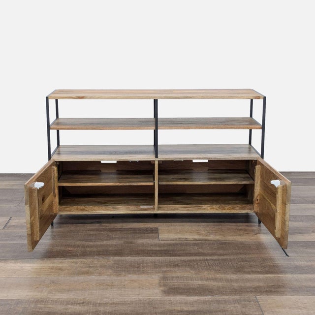 West Elm Industrial Modular Media Console | Chairish
