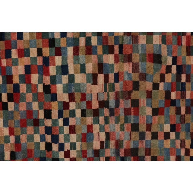 Vintage Zeki Müren Rug With Polychromatic Geometric Pattern From Rug ...