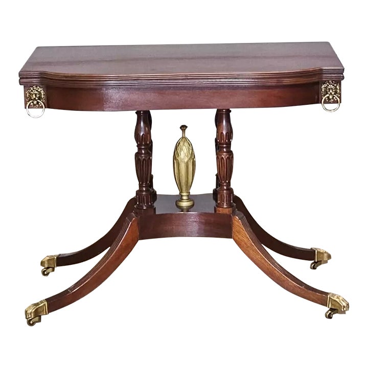 Mid 20th Century Baker Historic Charleston Duncan Phyfe Mahogany Hall ...