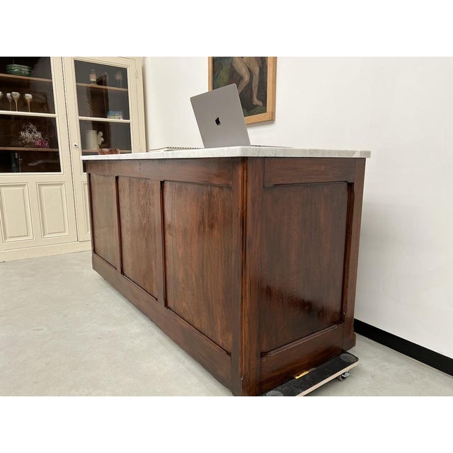 Trading Counter in Oak with Drawers, 1900s | Chairish