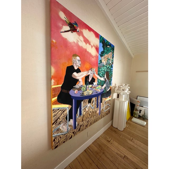 The Visitors Expressionist Figurative Painting by Artist Theodore Boyer ...