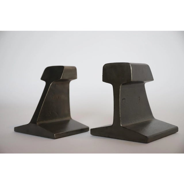 1960 Railroad Tie Bookends - A Pair | Chairish
