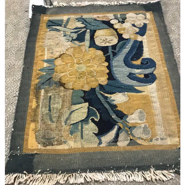 An Antique French Tapestry Fleur D’ Chioux | Chairish