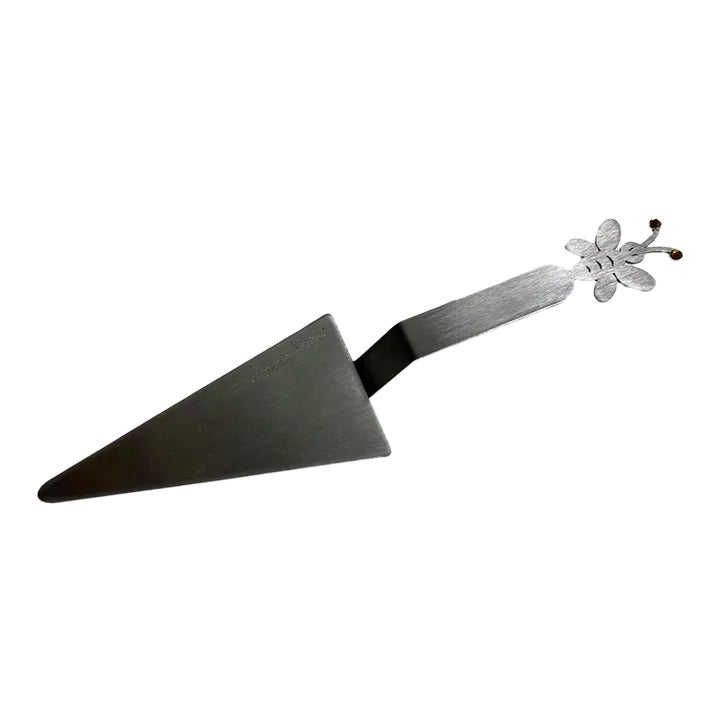 Vintage Anat Mayer Hand Made Stainless Cake, Pie Server | Chairish