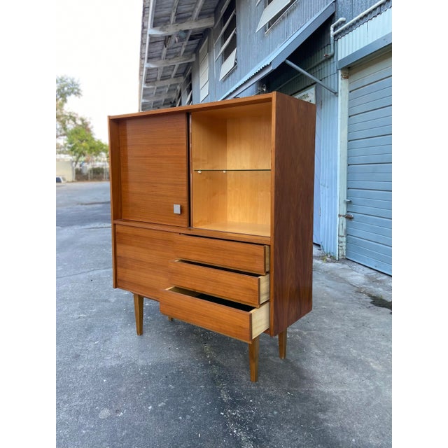 Mid 20th Century Friedrich Beckmann for Exclusive Bookcase or Dry Bar ...