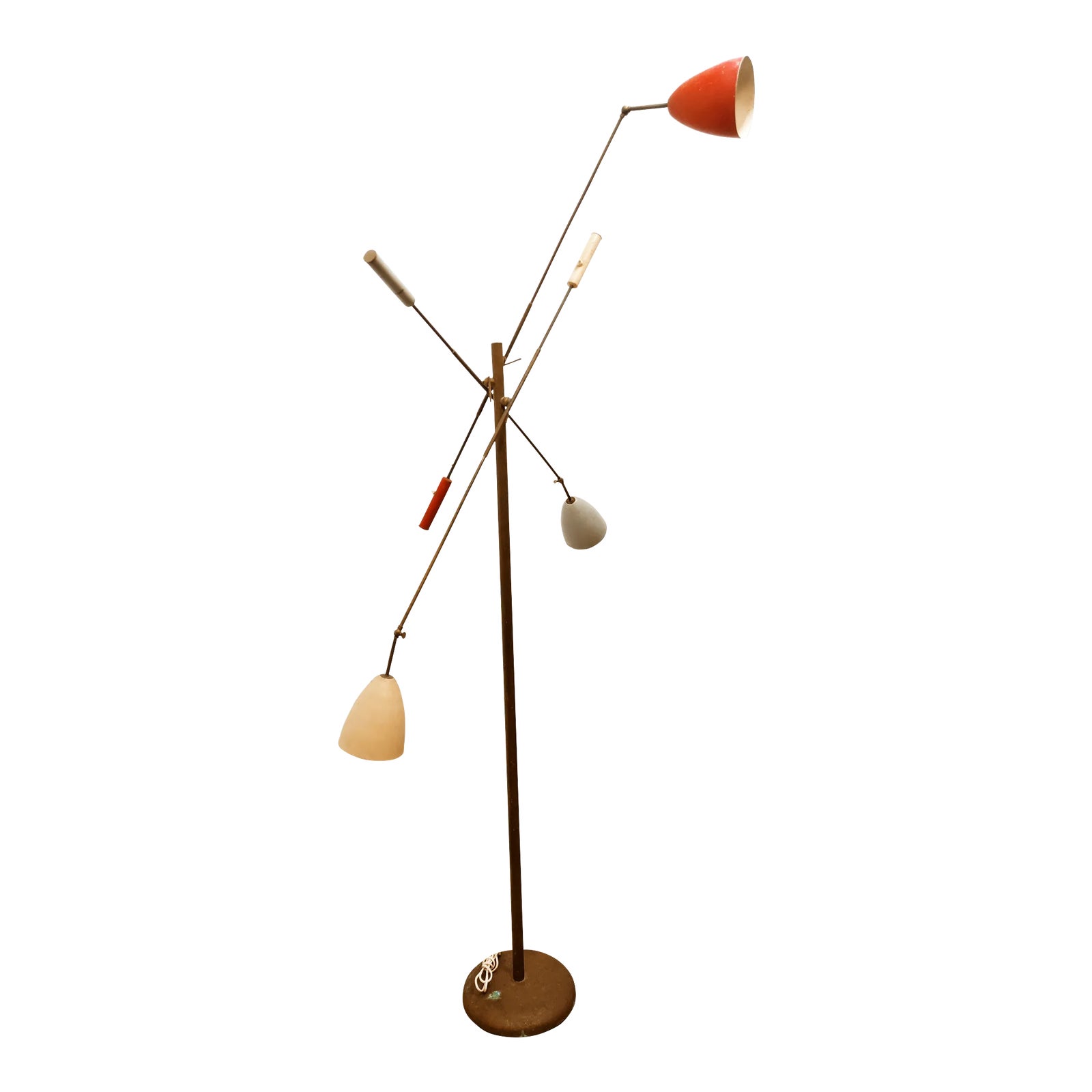Floor Lamp with Adjustable Joints | Chairish