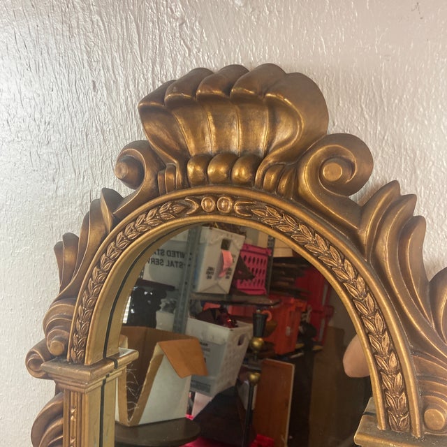 1960s Vintage Mid-Century Hollywood Regency Ornate Gold Large Guild ...