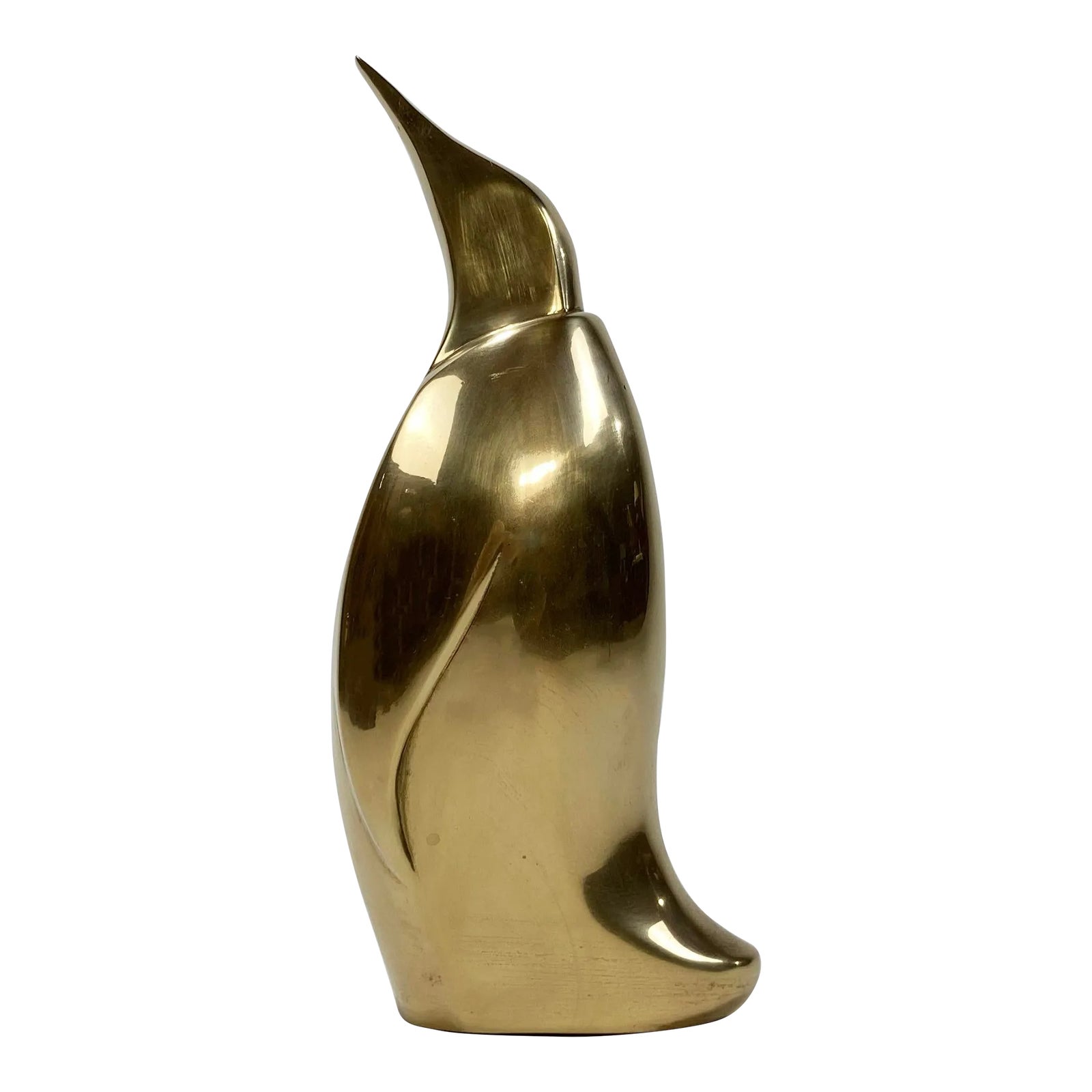 Vintage MCM Brass Penguin Willy Daro Attributed | Chairish