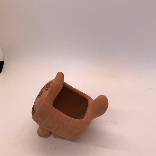 Lisa Larson-Esque Terracotta Mid-Century Modern Cat Pottery Planter ...