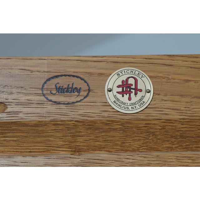 Stickley 6 Piece Mission Oak Corner Computer Desk | Chairish