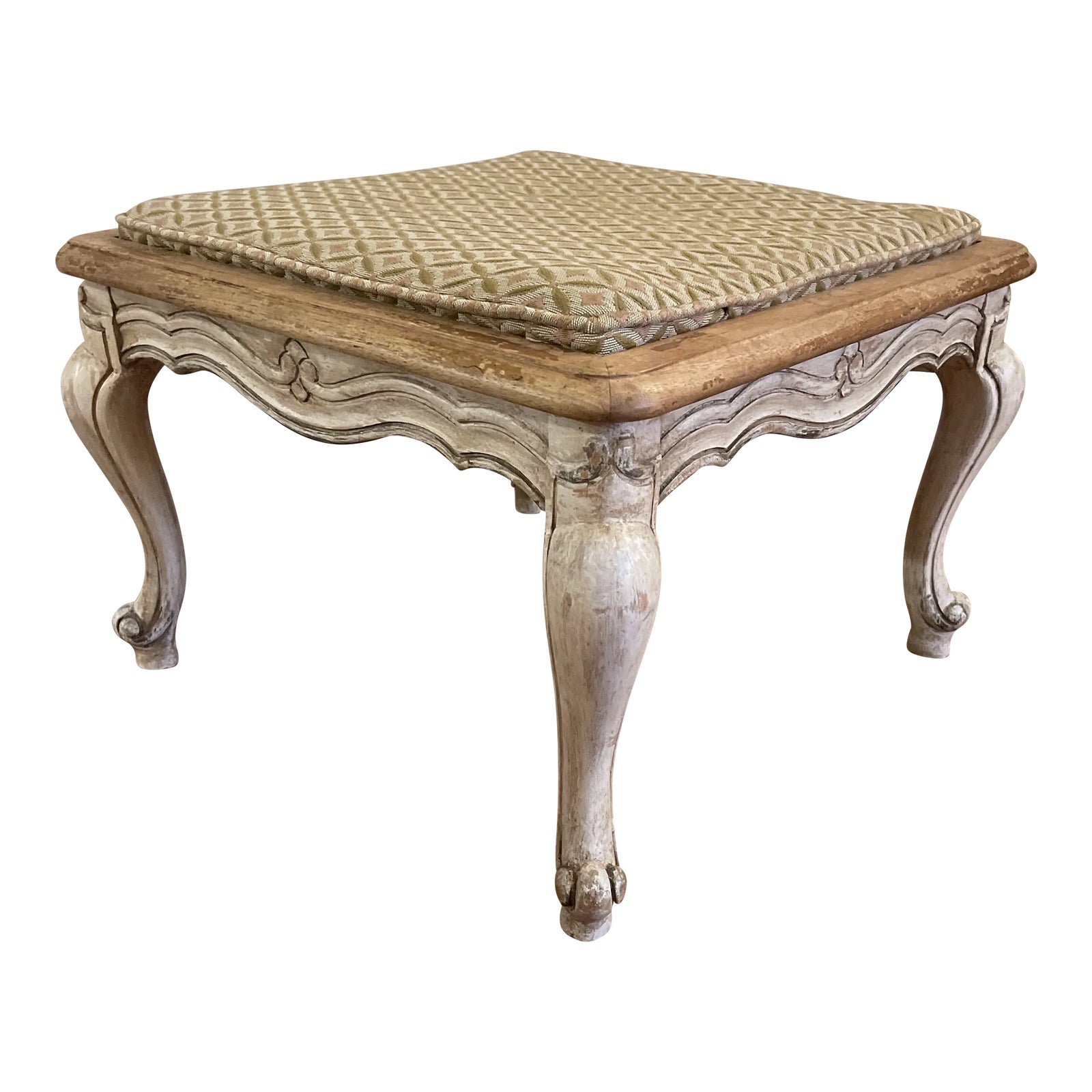 Early 20th Century French Provincial Stool | Chairish