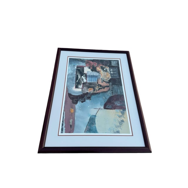 Late 20th Century Argus Framed & Signed Monoprint by Artist Timothy ...